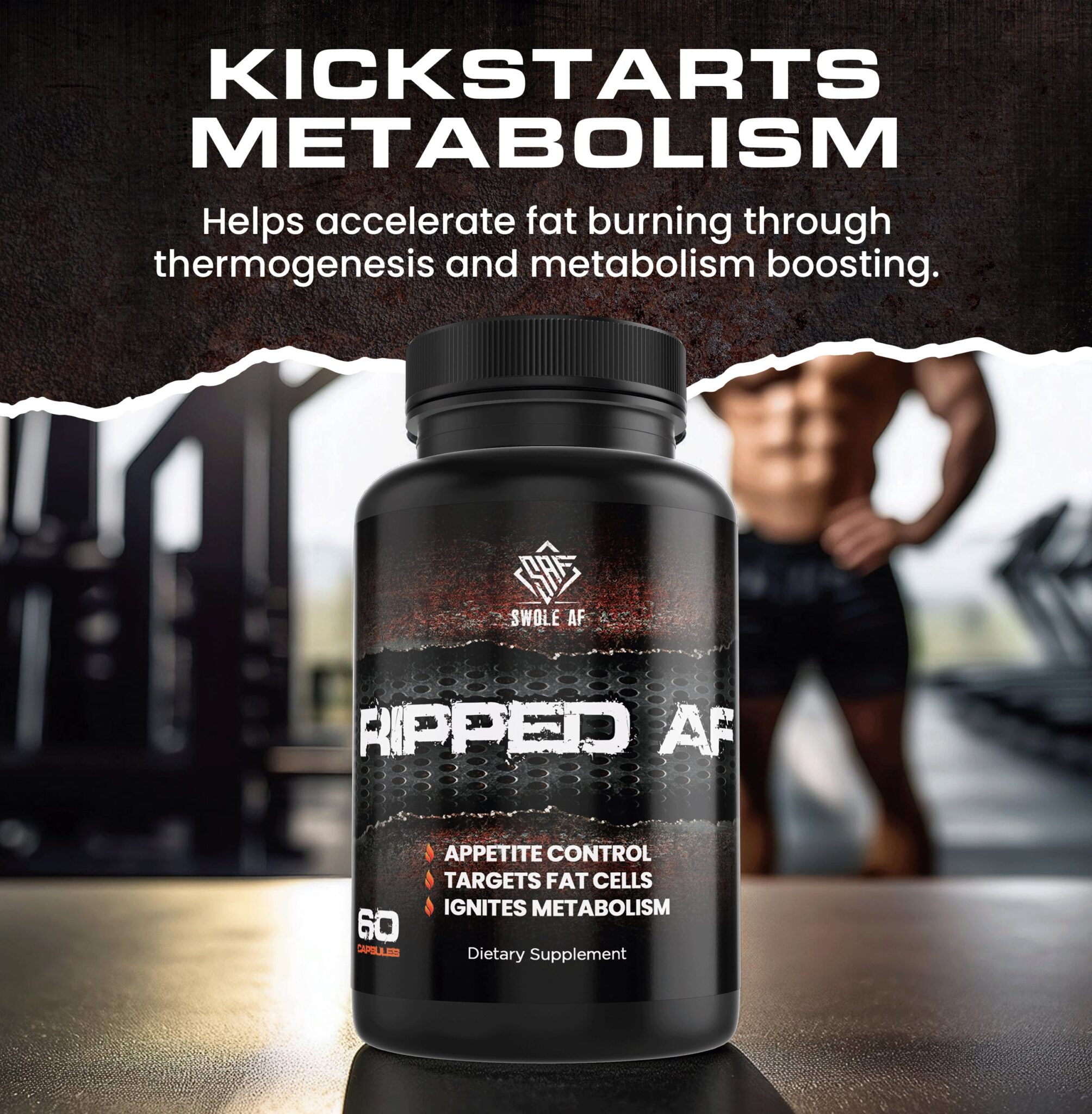 Ripped AF - Fat Burner | Swole AF